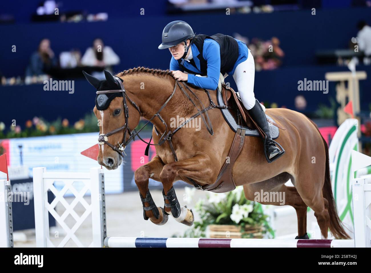 Esther Wild with Ladessa during the IB Makelaars Prize 1.20m at the ...