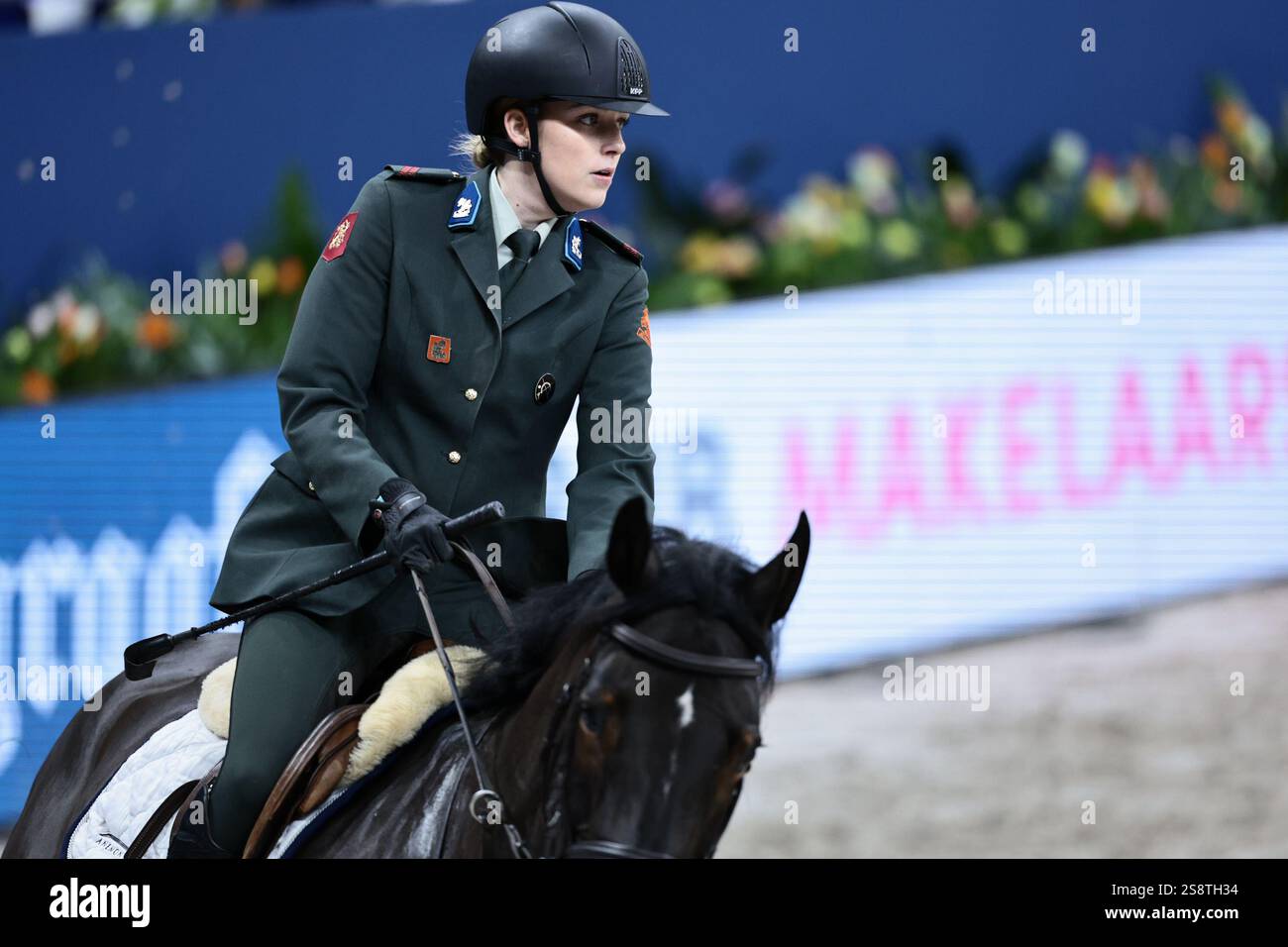 Irene van den Hof with Anemone Caressa Z during the IB Makelaars Prize ...