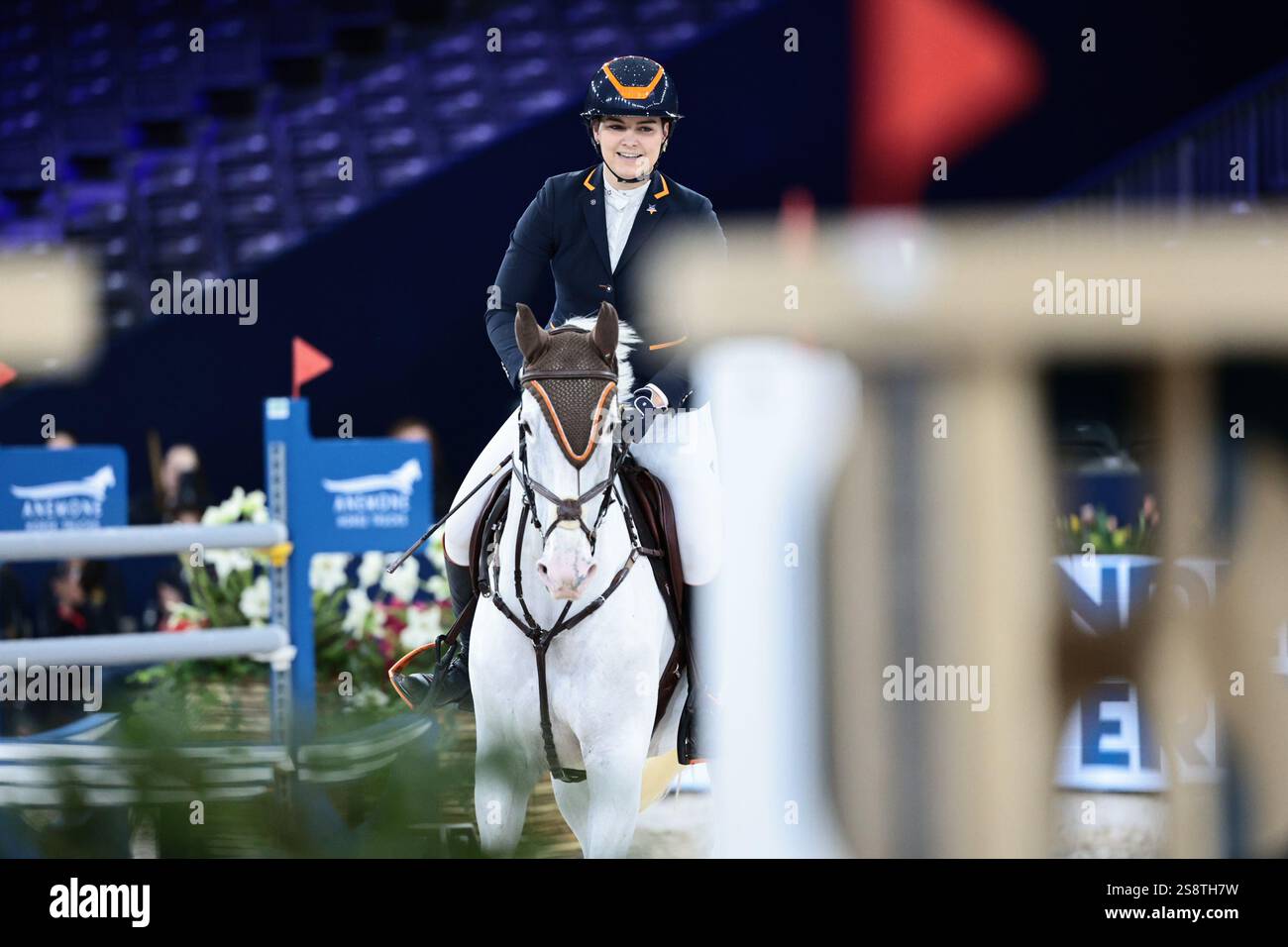 Kristy Snepvangers with Millstream's Lucifer during the De Telegraaf ...