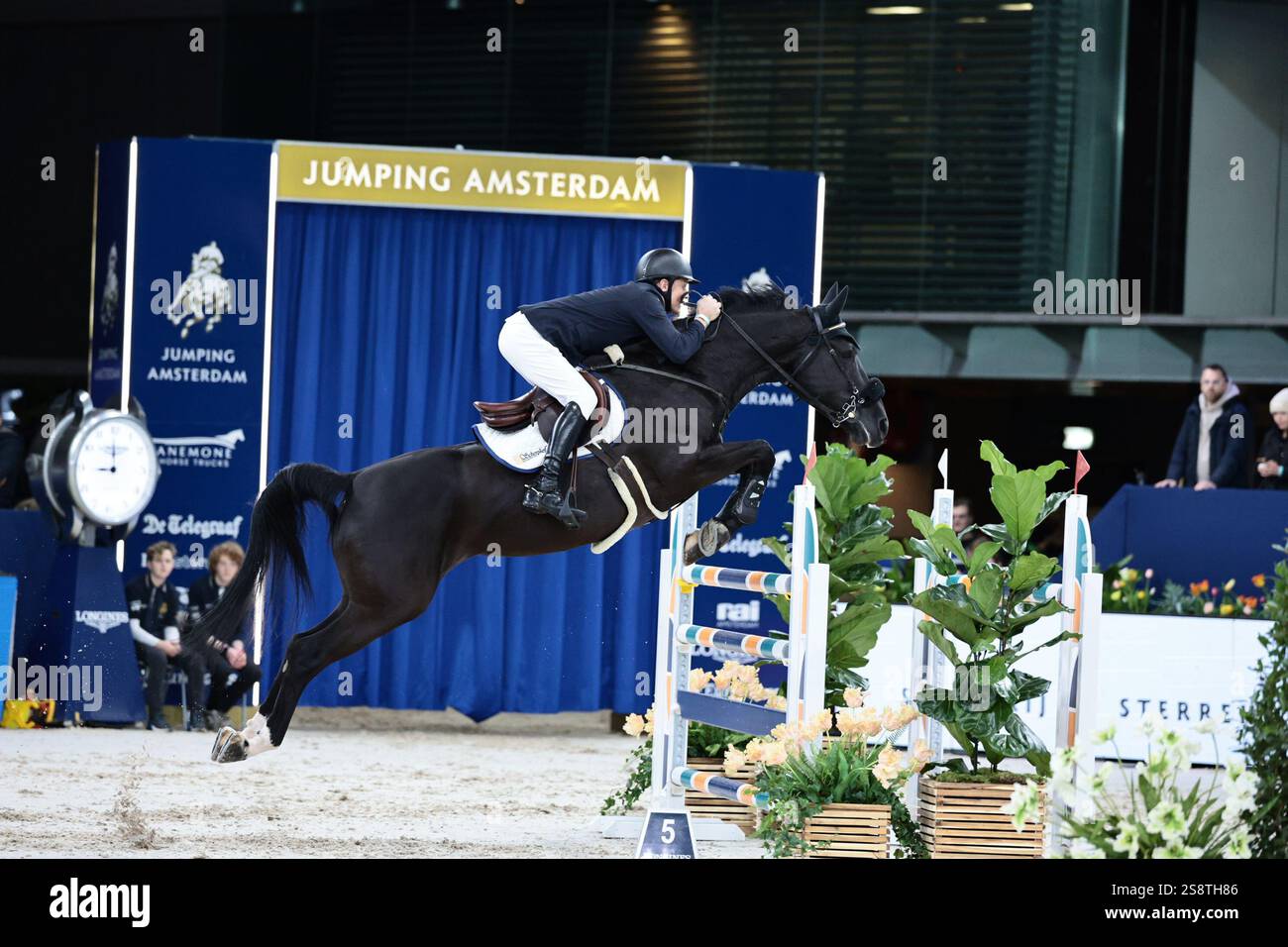 Rob Scherphof with Miss Montreal during the De Telegraaf Prize 1.35m at ...