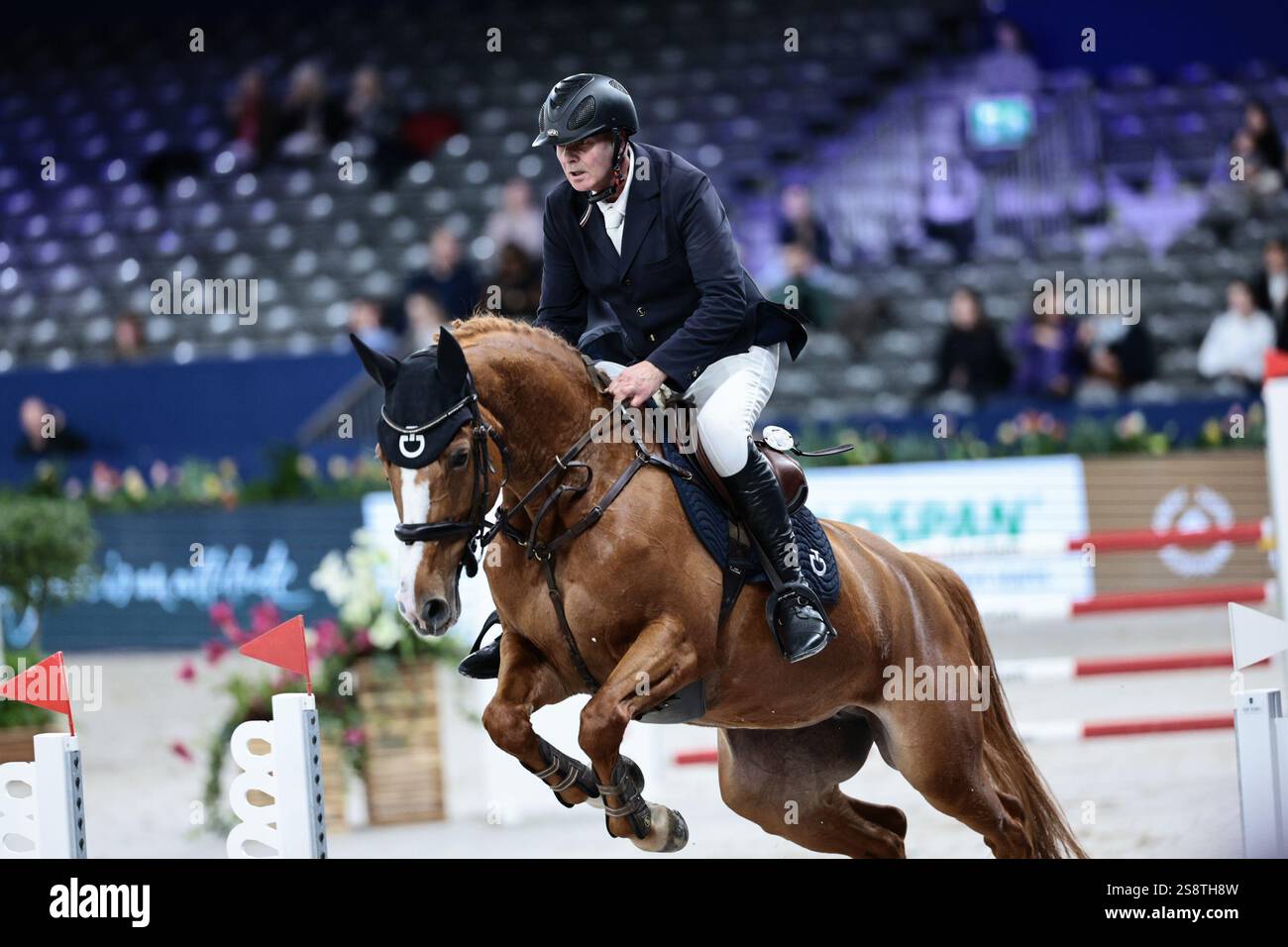 Stefan Holvast with Quelle D'or Du Marais during the IB Makelaars Prize 1.20m at the Jumping ...