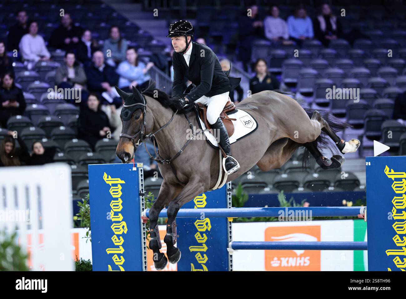Wesley Mulder with Katharina Karla during the De Telegraaf Prize 1.35m ...