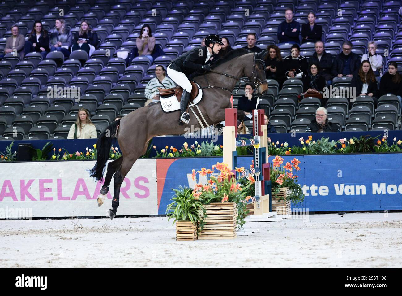 Wesley Mulder with Katharina Karla during the De Telegraaf Prize 1.35m ...