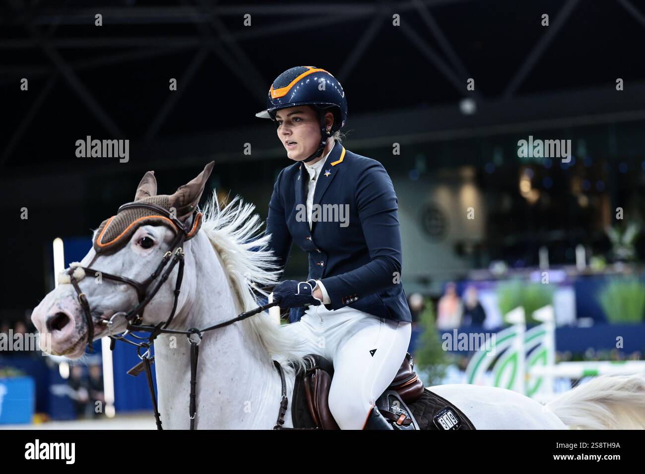 Kristy Snepvangers with Millstream's Lucifer during the De Telegraaf ...