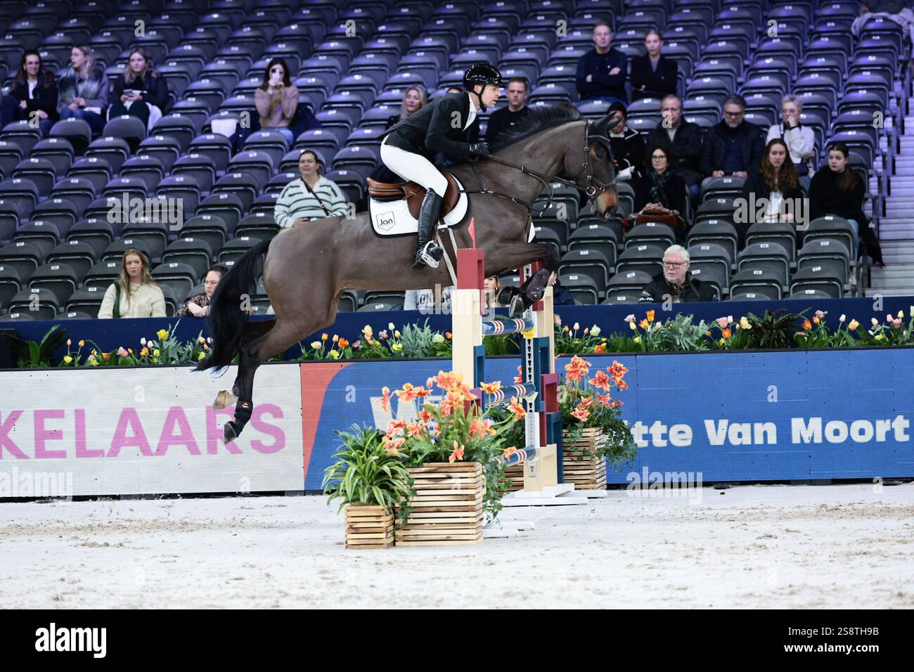 Wesley Mulder with Katharina Karla during the De Telegraaf Prize 1.35m ...
