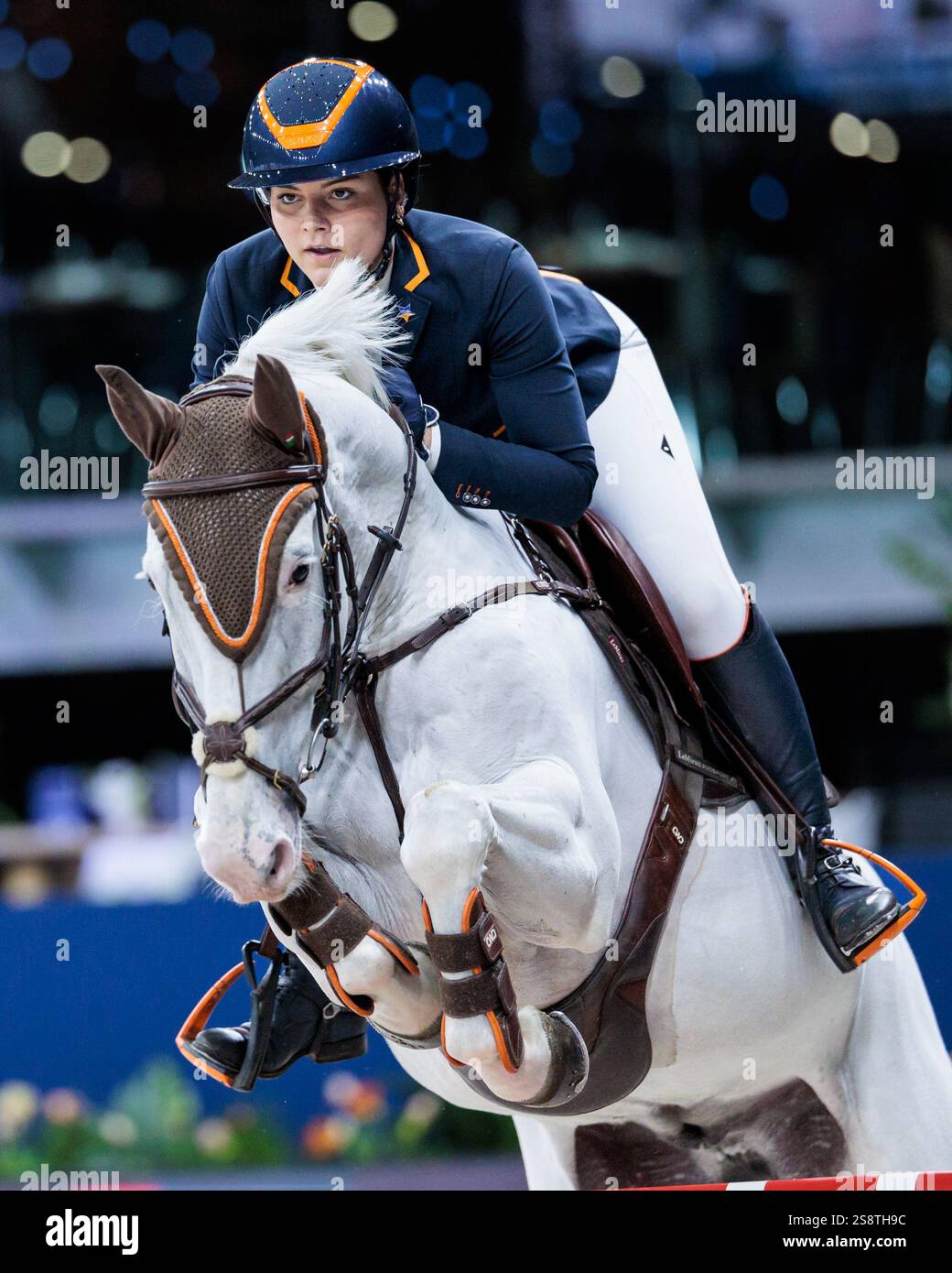 Kristy Snepvangers with Millstream's Lucifer during the De Telegraaf ...