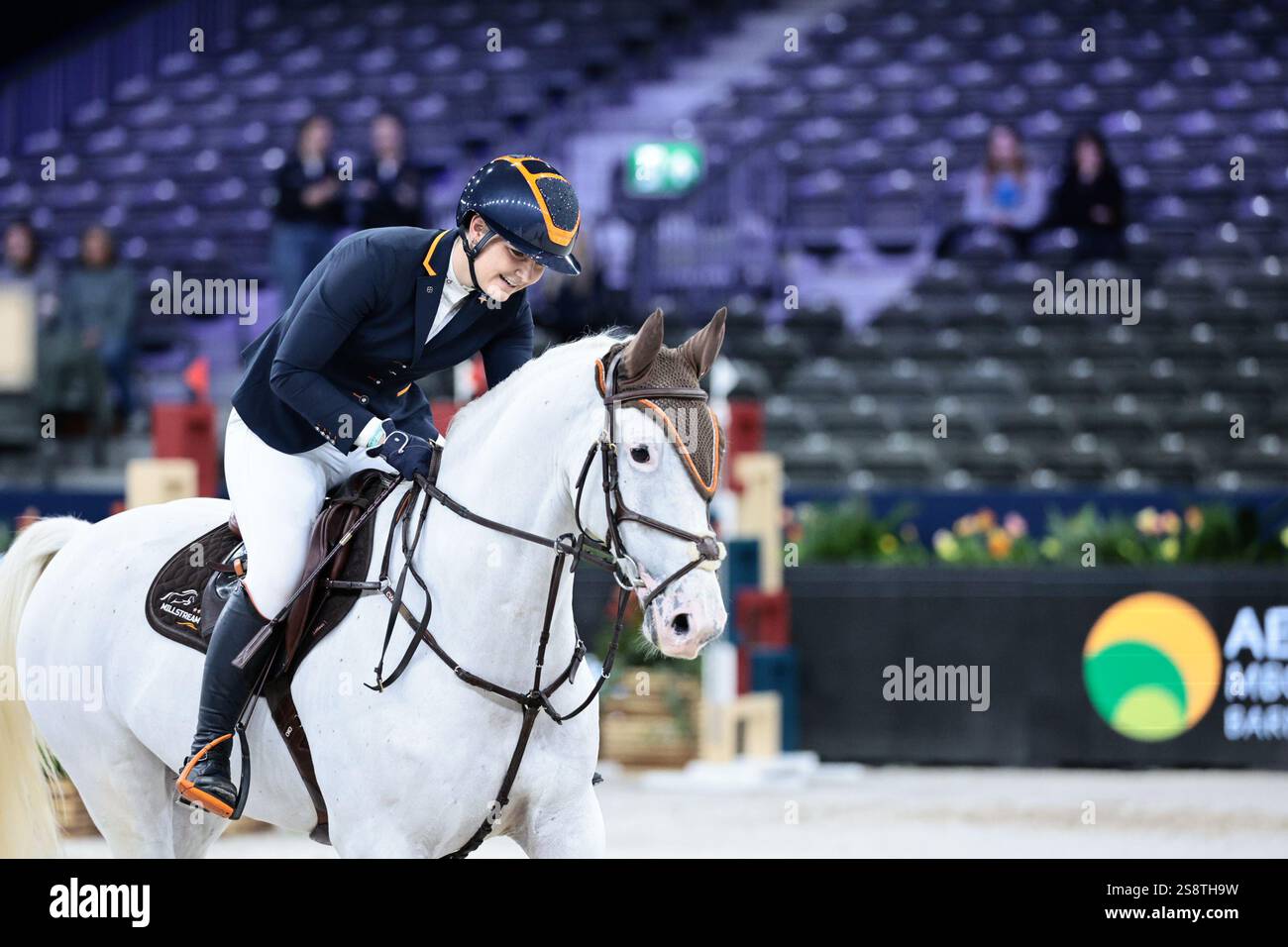 Kristy Snepvangers with Millstream's Lucifer during the De Telegraaf ...