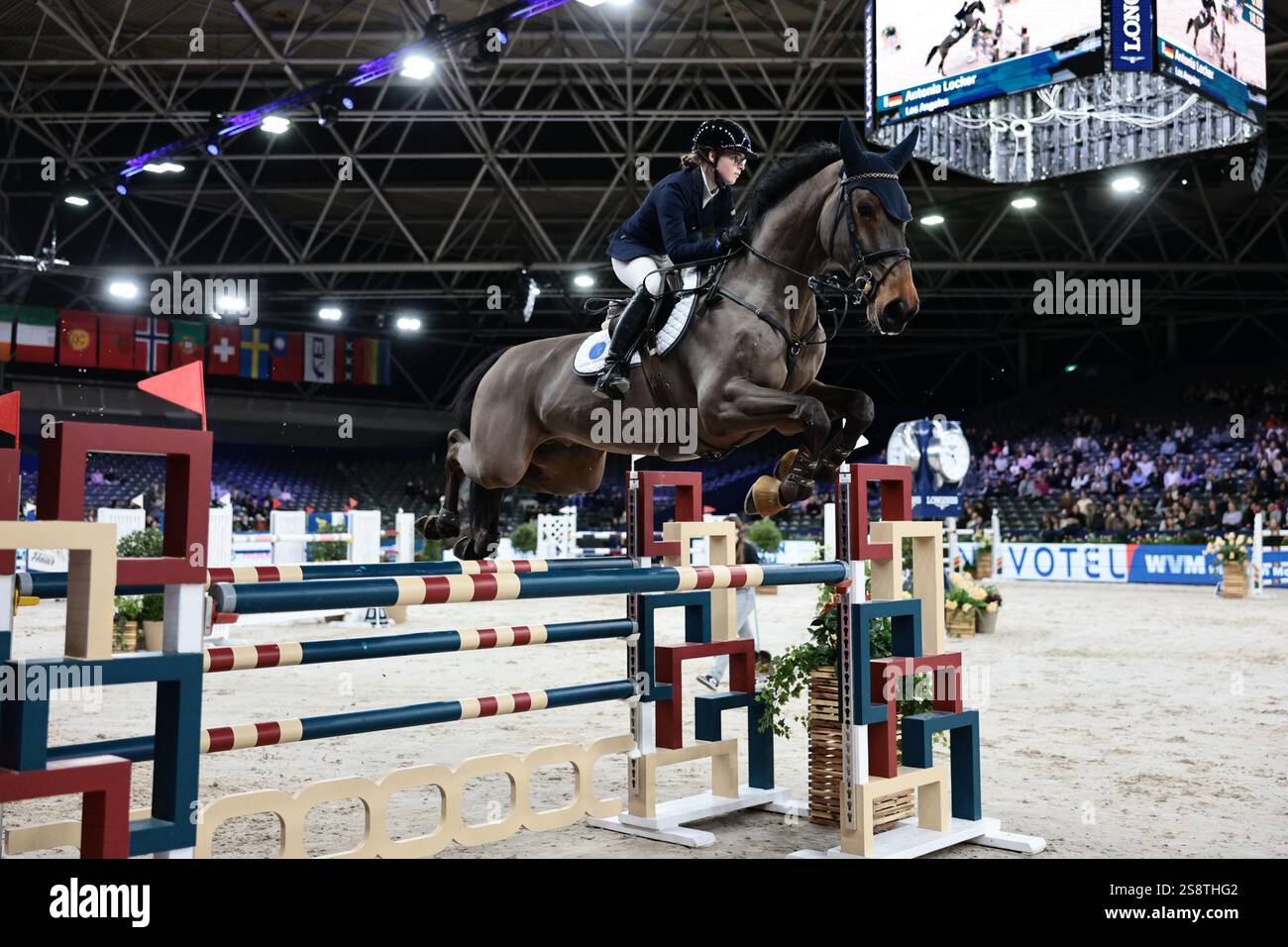 Antonia Locker of Germany with Los Angeles during the Anemone Horse ...