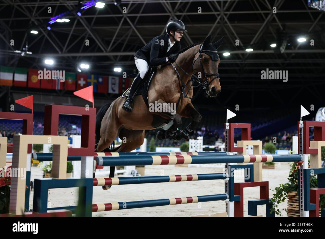 Oliver Pisarik of Czech Republic with Elixir de Hus during the Anemone ...