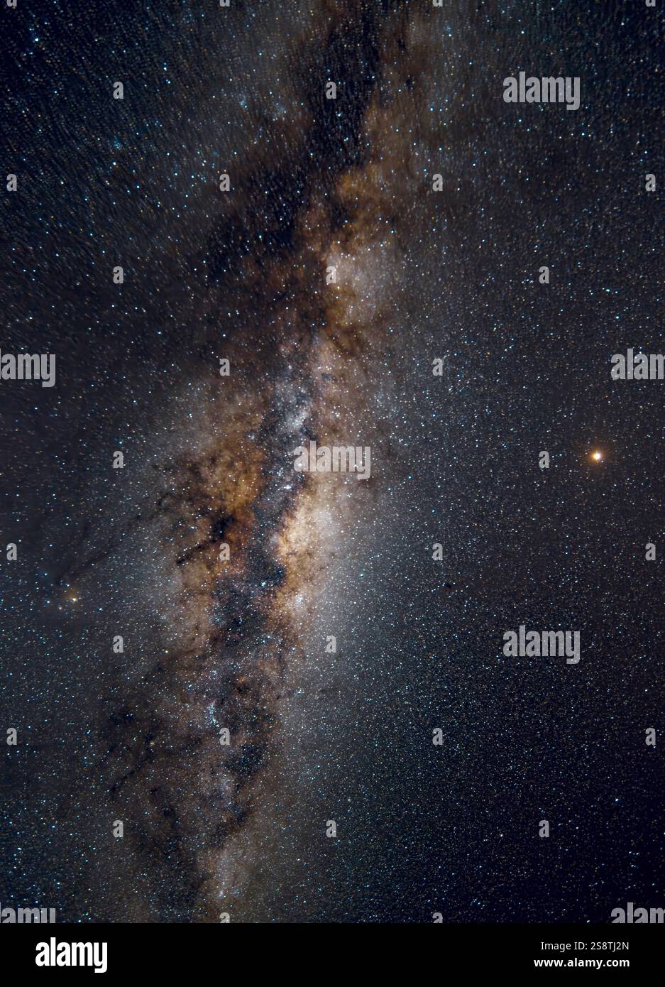 Central Milky Way photographed from Maasai Mara 13. August 2018. The ...