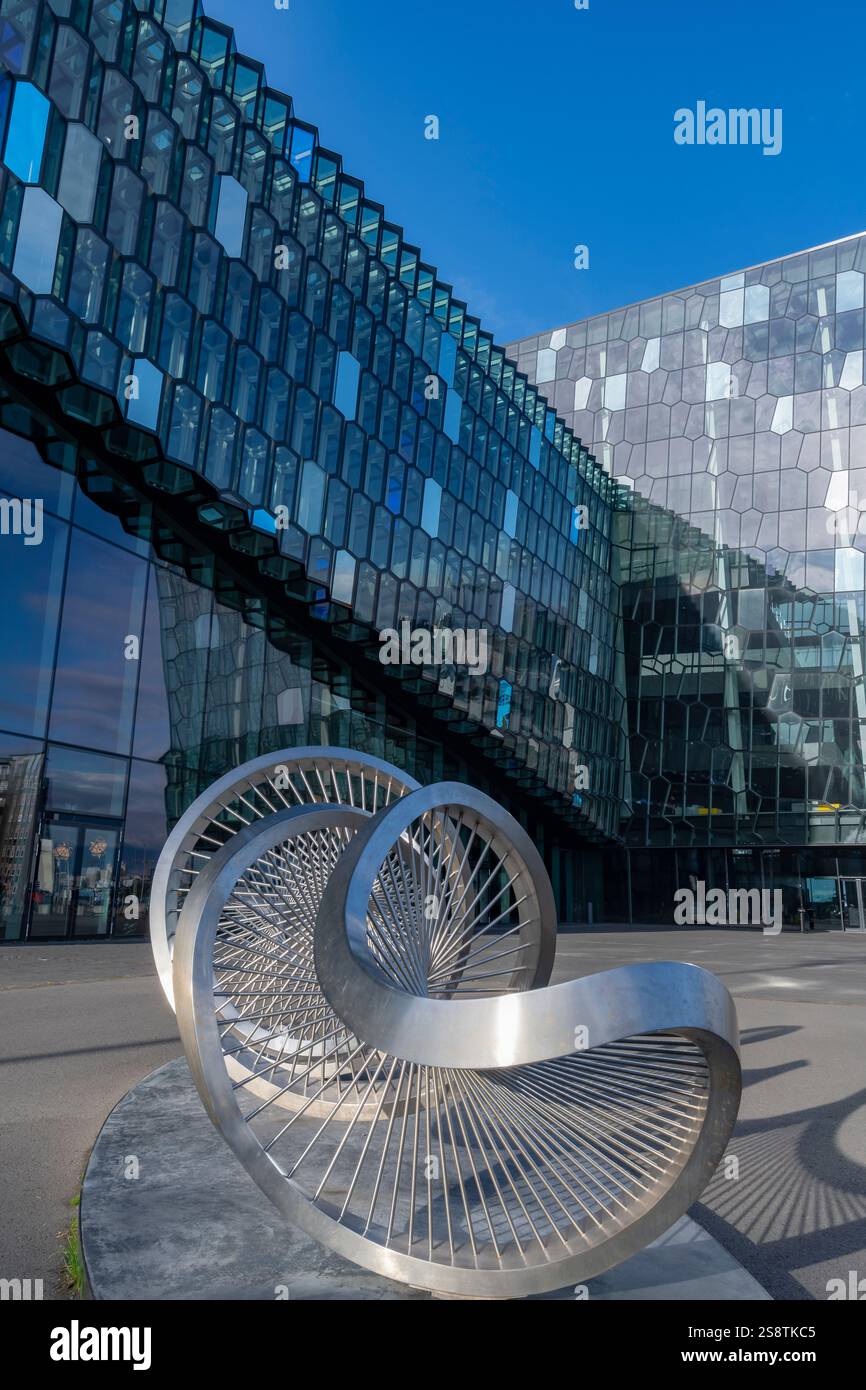 Statue of settler Ingólfur Arnarson by Einar Jónsson Stock Photo - Alamy