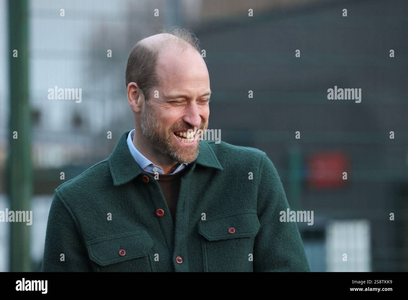 The Prince of Wales during a visit to Tiber in Toxteth, Liverpool, to ...