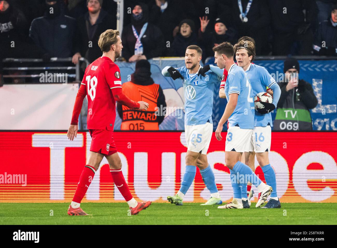 MALMO , 23-01-2025 , Malmo New stadium , season 2024 / 2025 , UEFA Europa league, Football ...