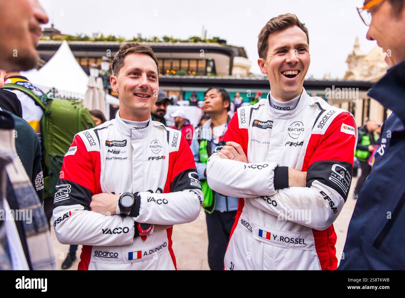 ROSSEL Yohan, Arnaud DUNAND, Citroen C3 Rally2, portrait during the ...