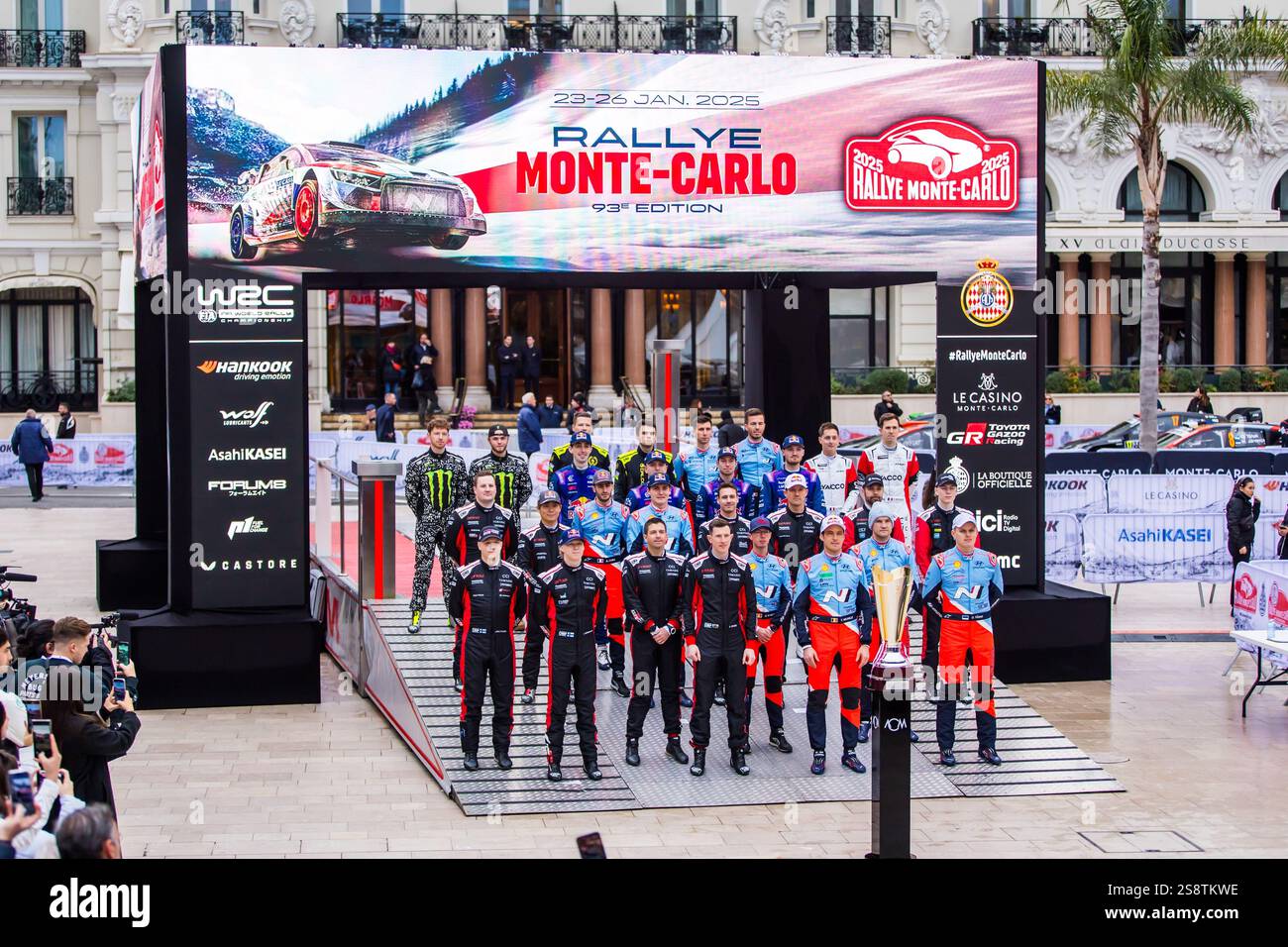Official photo during the Rallye Automobile Monte Carlo 2025, 1st round of the 2025 WRC World ...