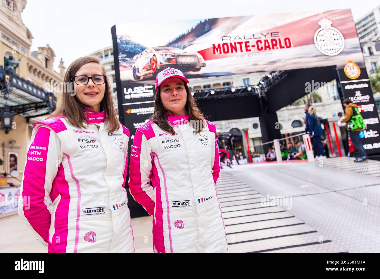 RUMEAU Sarah, Julie AMBLARD, Citroen C3 Rally2, portrait during the ...