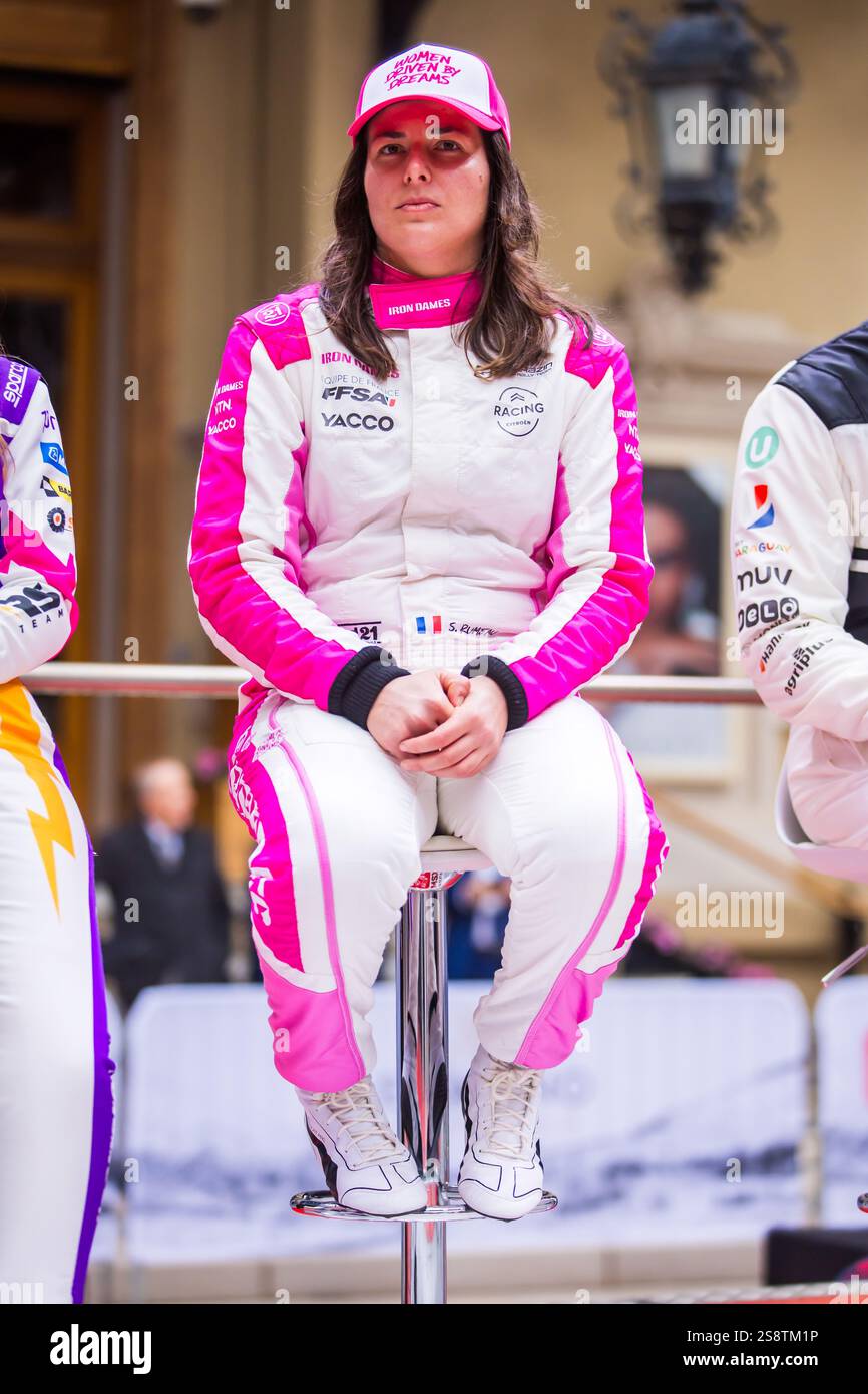 RUMEAU Sarah, Julie AMBLARD, Citroen C3 Rally2, portrait during the ...