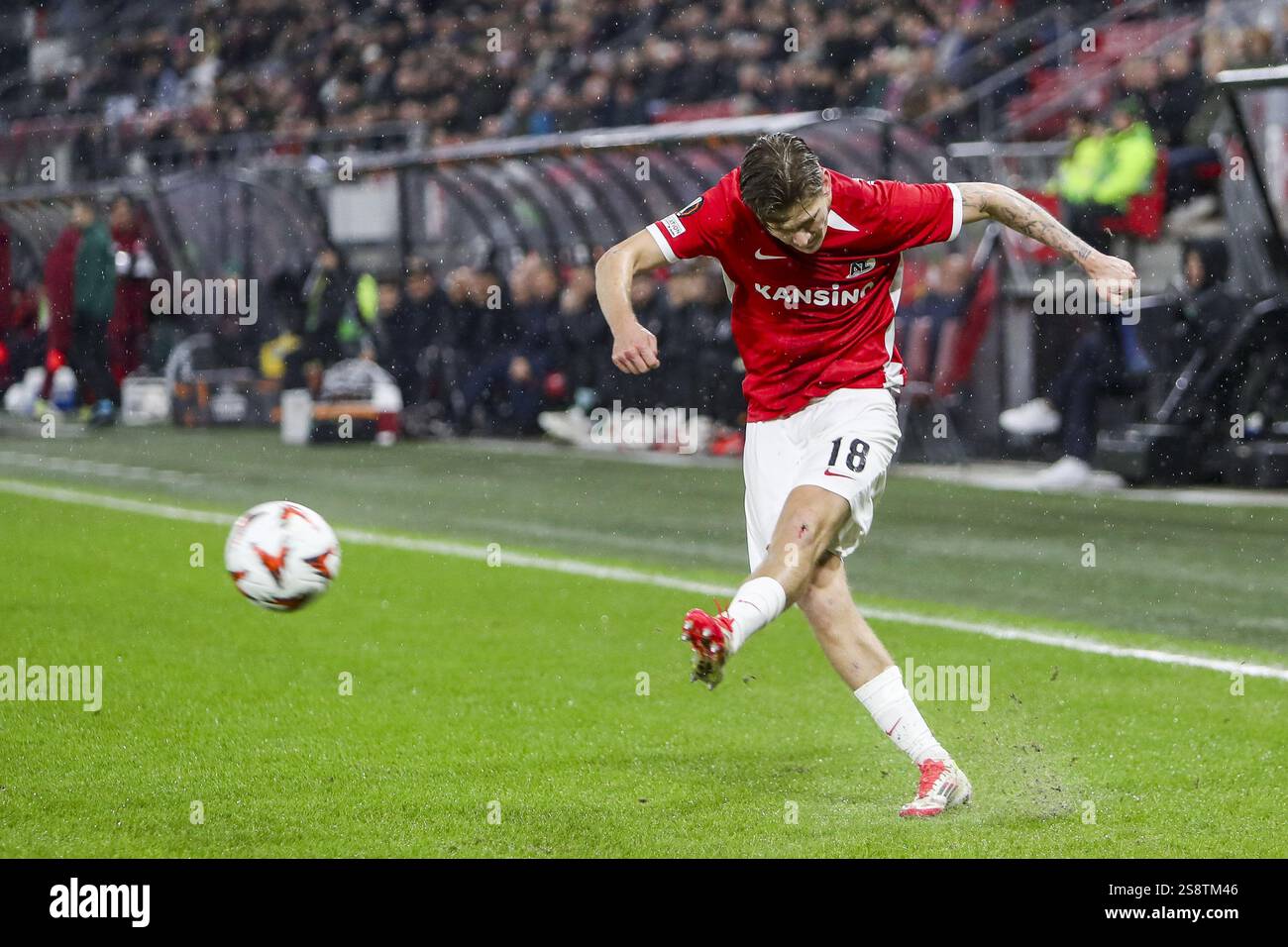 Alkmaar, Netherlands. 23rd Jan, 2025. ALKMAAR - 23-01-2025, AFAS ...