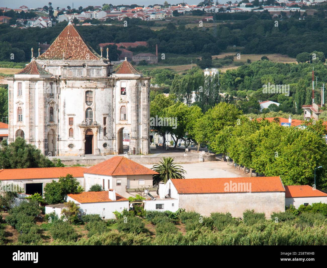 Portugal Obidos Just Outside The Town On The Road To Caldas Da
