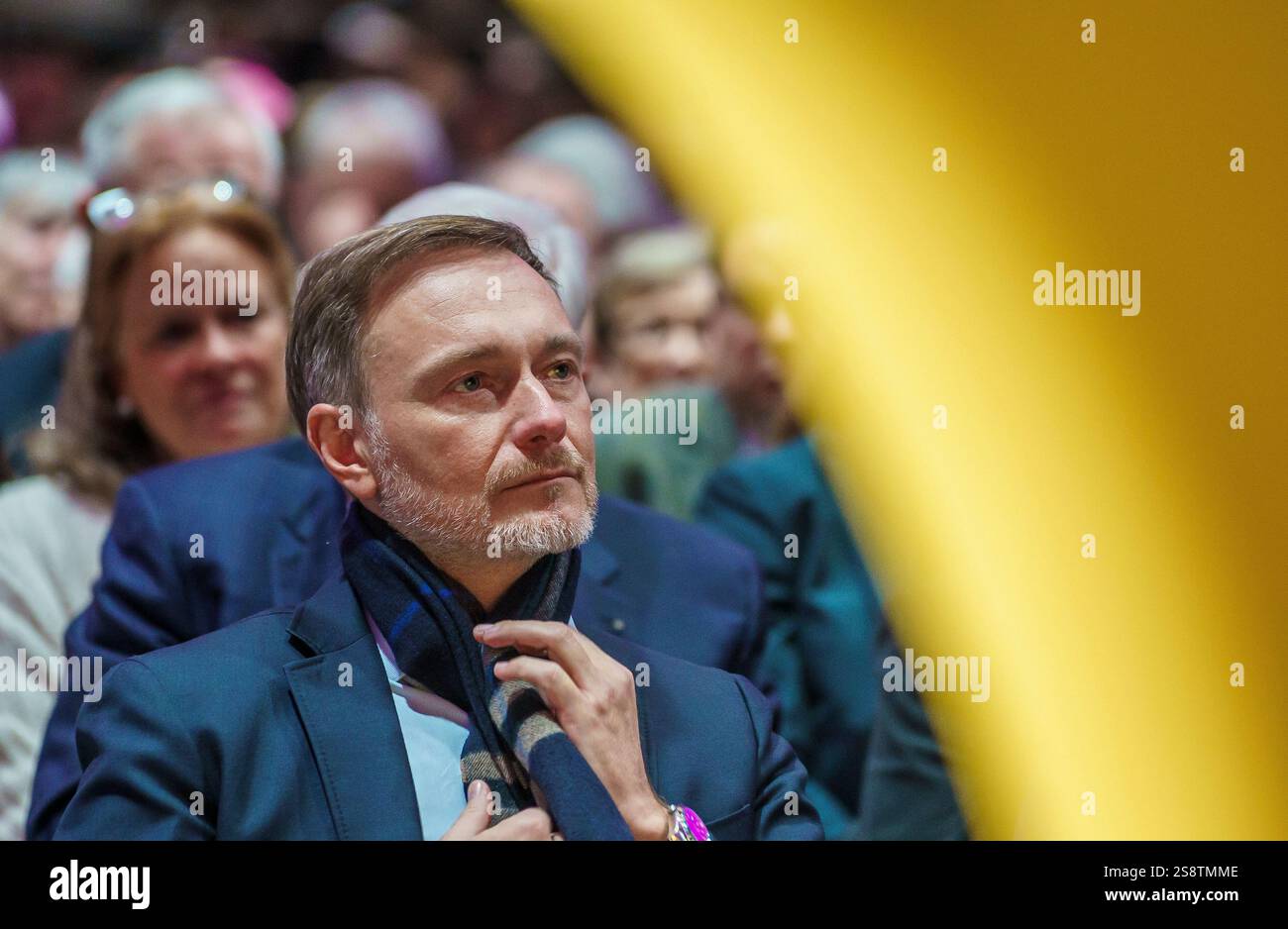 Mainz, Germany. 23rd Jan, 2025. Christian Lindner, chairman and top ...