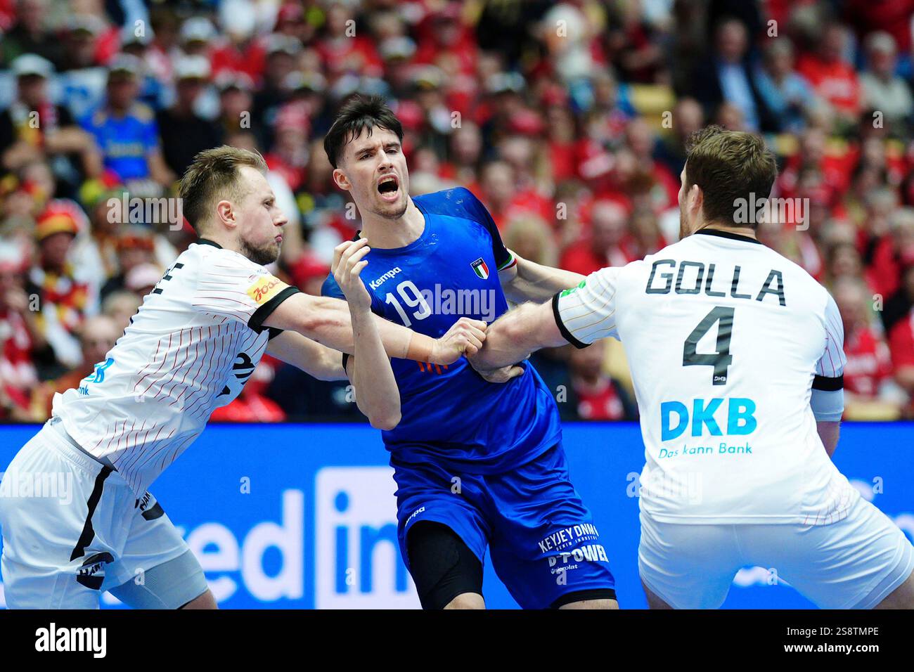 Luca Witzke (Deutschland, #07), Tomas Bortoli (Italien, #19), Johannes ...