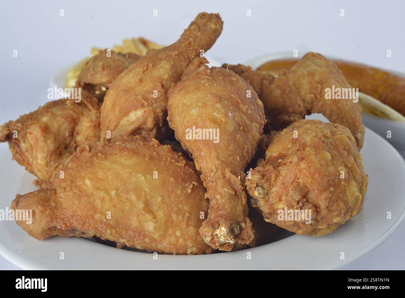 (29) roasted fried chicken Stock Photo - Alamy