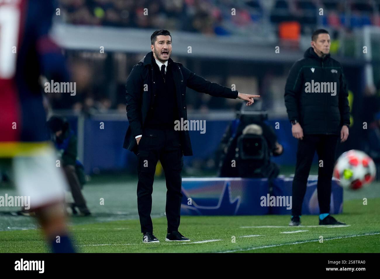 Bologna, Italy. 21st Jan, 2025. Nuri Sahin head coach of Borussia ...