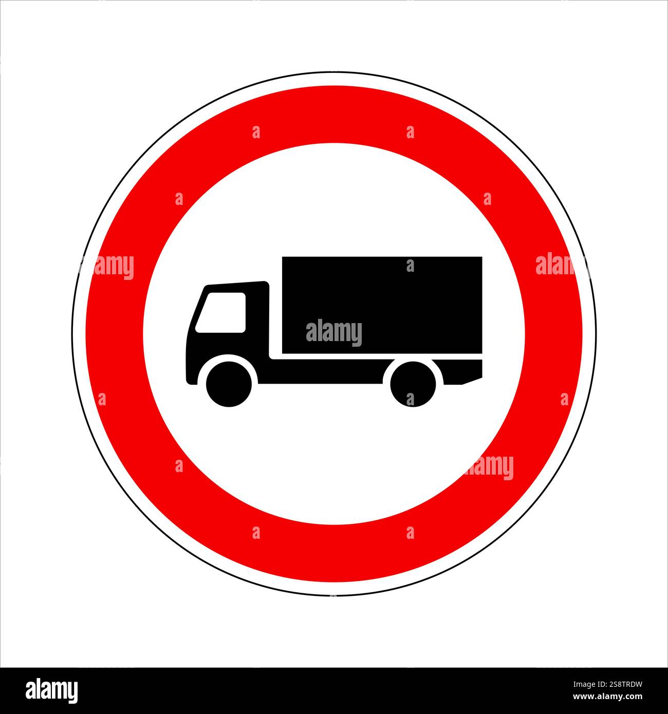 Lorry stopping Stock Vector Images - Alamy