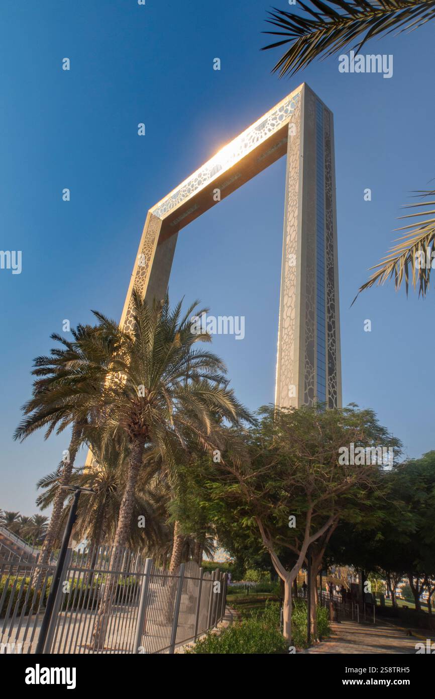 The Frame Landmark and Attraction in Dubai in UAE Stock Photo - Alamy