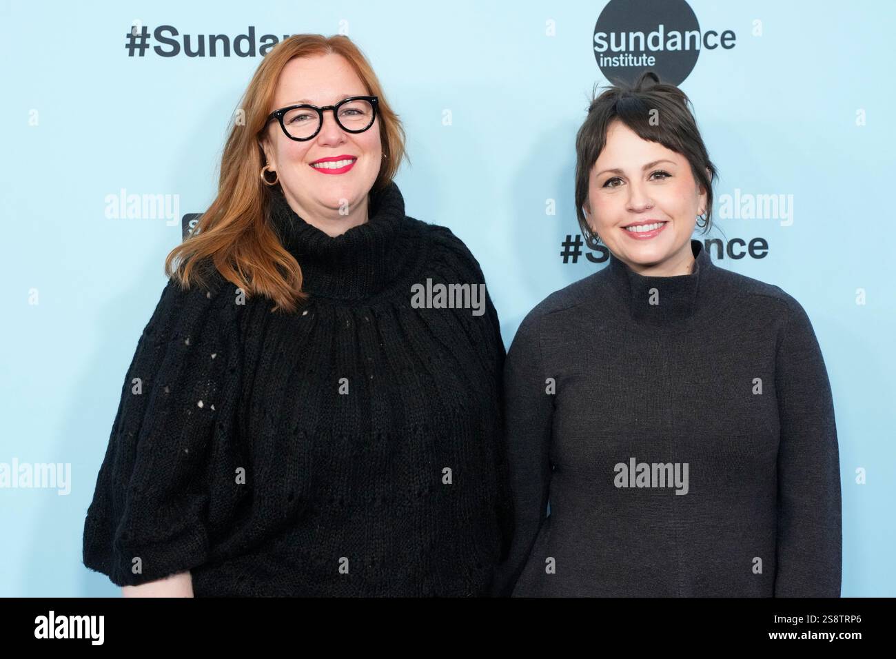 Sara Newens, left, and Kristina Motwani attend the premiere of "Marlee ...
