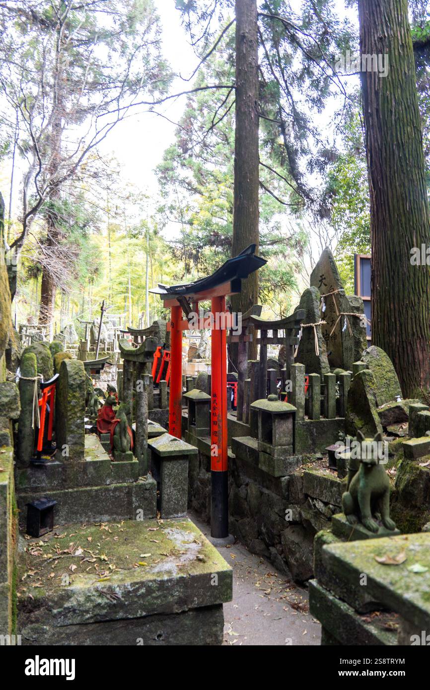 a sacred stone area in Japan Stock Photo - Alamy