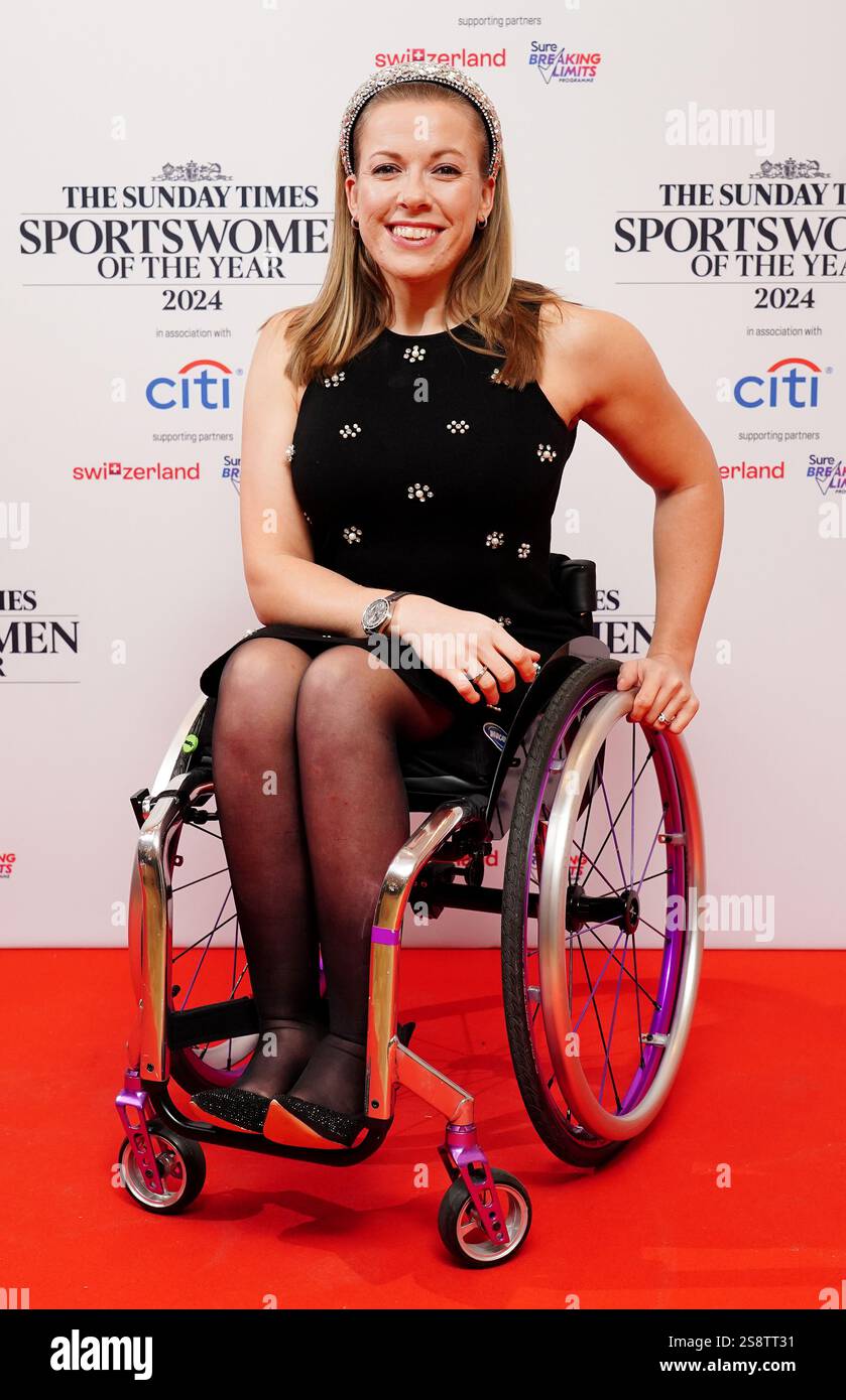 Hannah Cockroft OBE arrives at The Sunday Times Sportswomen of the Year ...