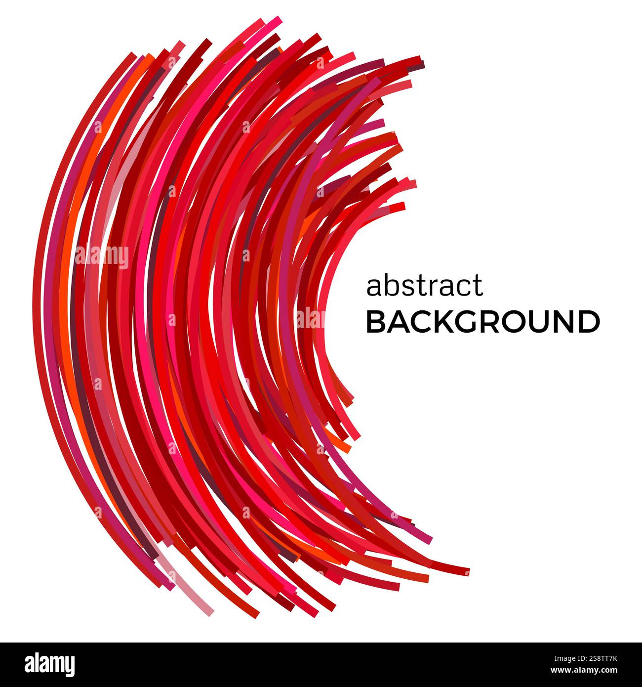 Red curved lines presentation Stock Vector Images - Alamy