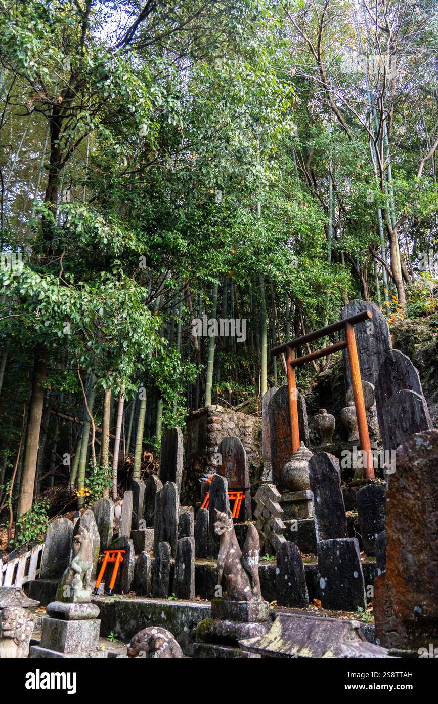 a sacred stone area in Japan Stock Photo - Alamy