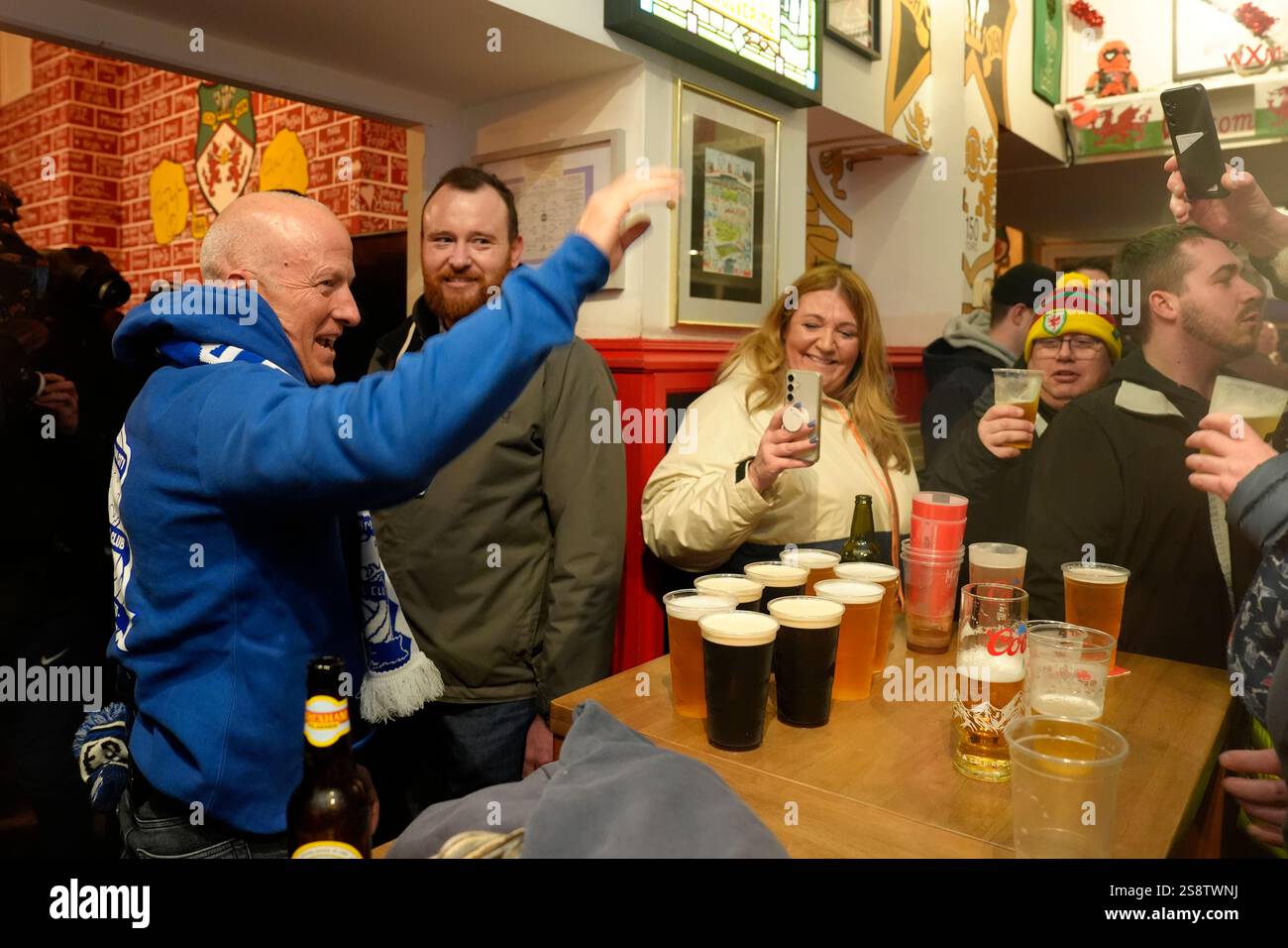 Birmingham City owner Tom Wagner in the pub, The Turf before the Sky ...