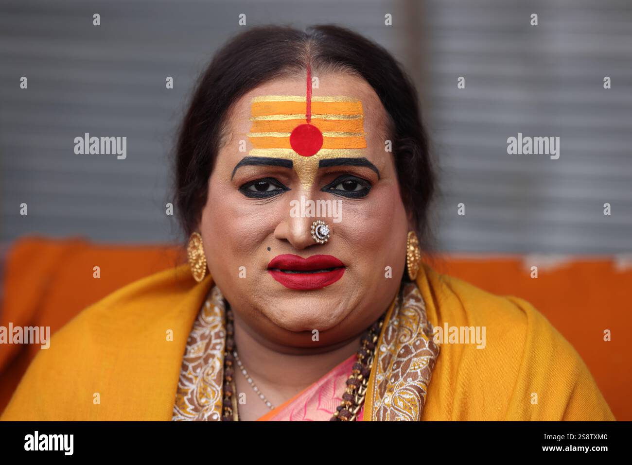 Laxmi Narayan Tripathi, leader of transgender Kinnar Akhara, Maha Kumbh ...