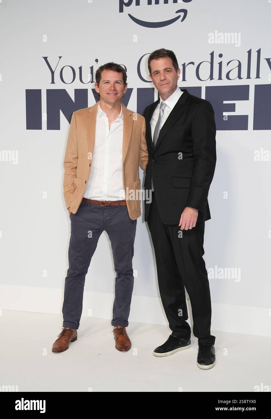 Conor Welch (left) and Nicholas Stoller arrive for the You're Cordially ...