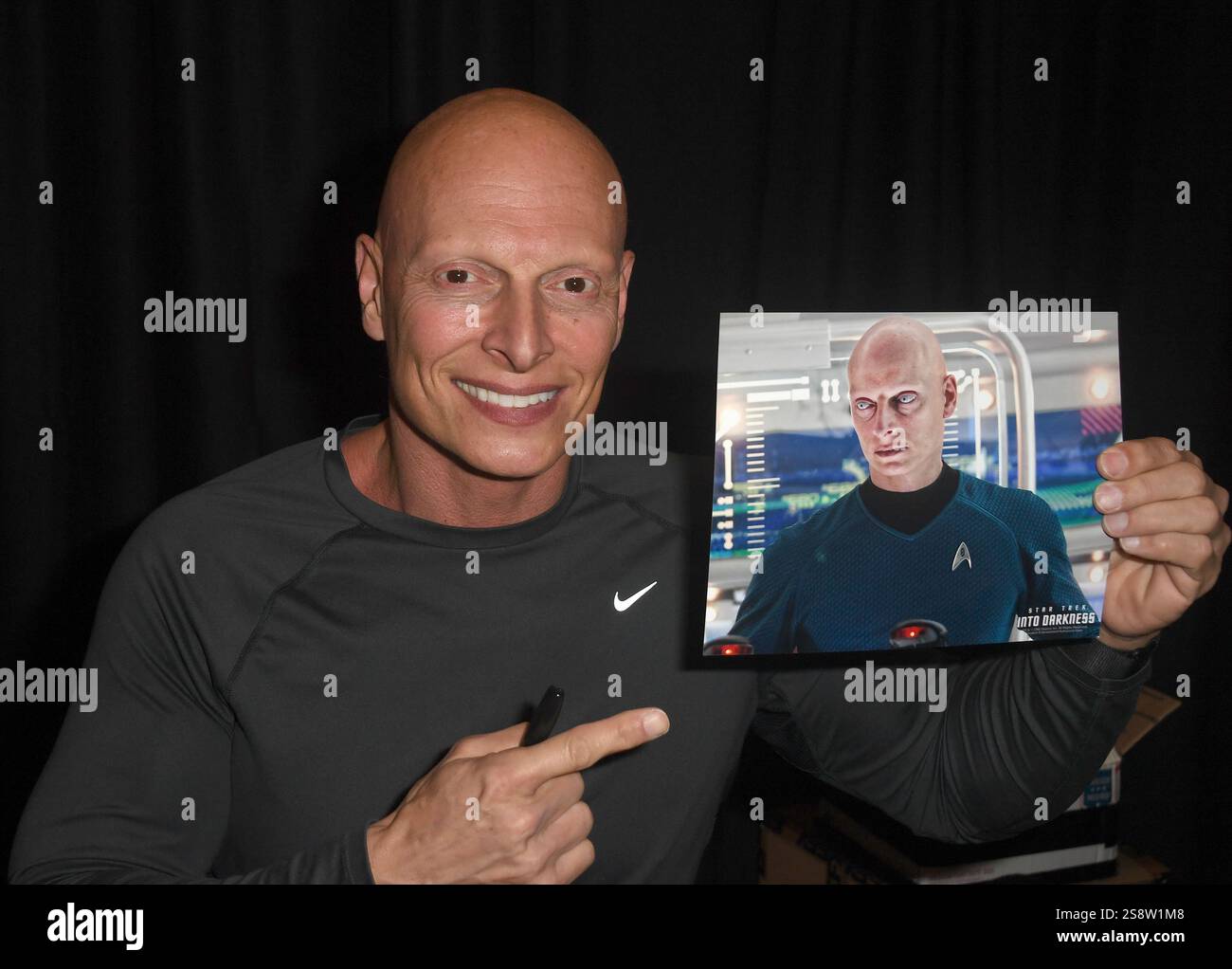 Actor Joseph Gatt from "Star Trek Into Darkness" signs autographs at ...