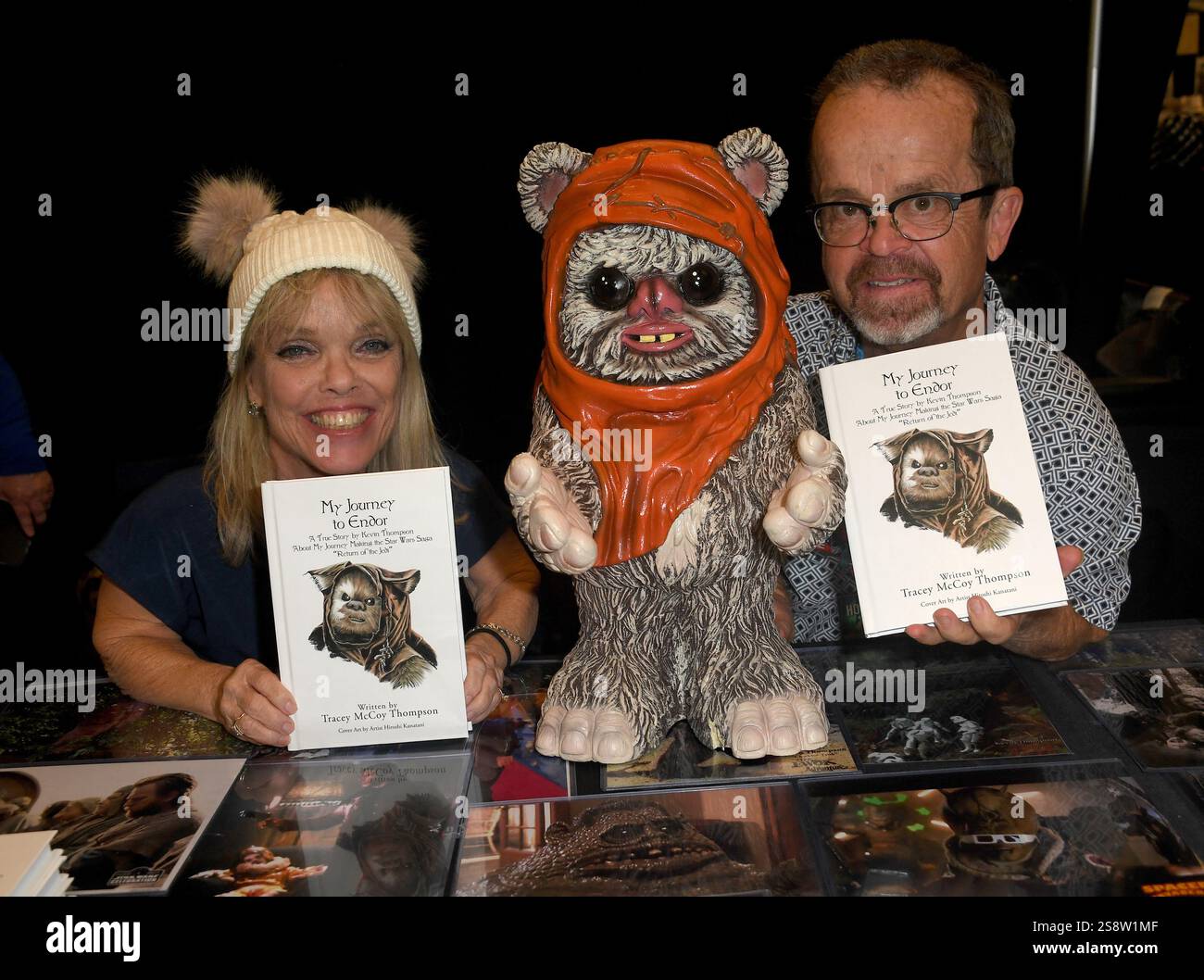 Actors Tracey McCoy Thompson and Kevin Thompson sign copies of the book ...