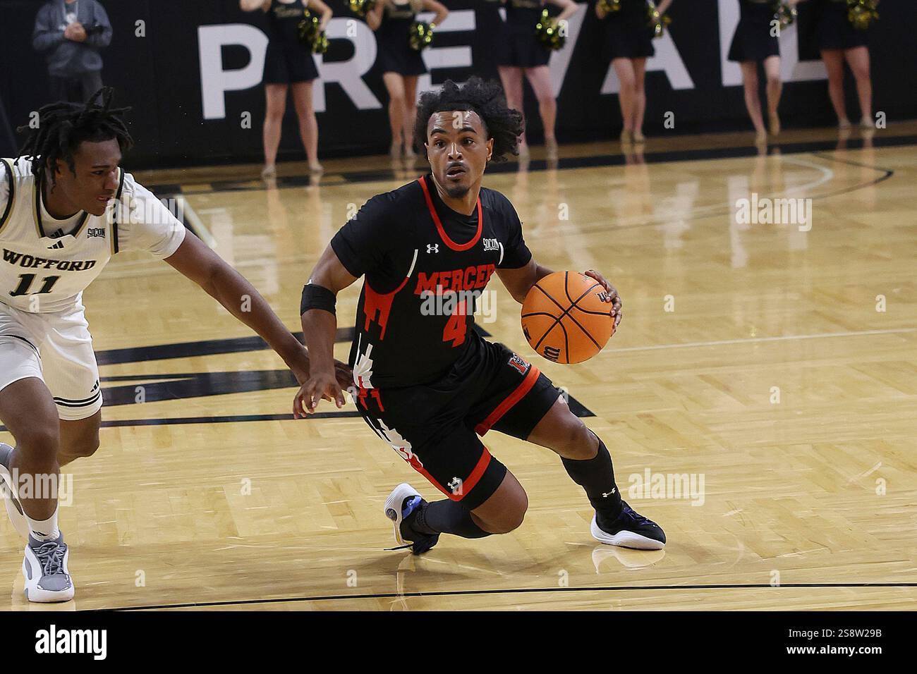 SPARTANBURG, SC - JANUARY 18: Mercer Bears guard Ahmad Robinson (4 ...