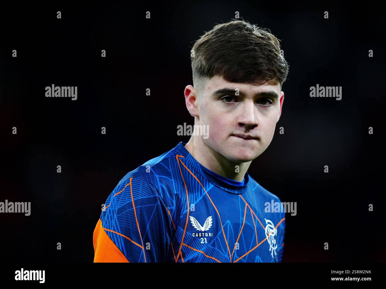 Rangers' Findlay Curtis before the UEFA Europa League, league stage ...