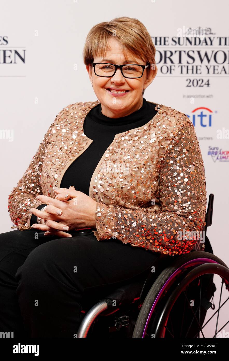 Baroness Tanni Grey-Thompson arrives at The Sunday Times Sportswomen of ...