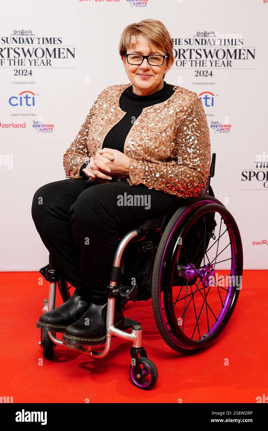 Baroness Tanni Grey-Thompson arrives at The Sunday Times Sportswomen of ...