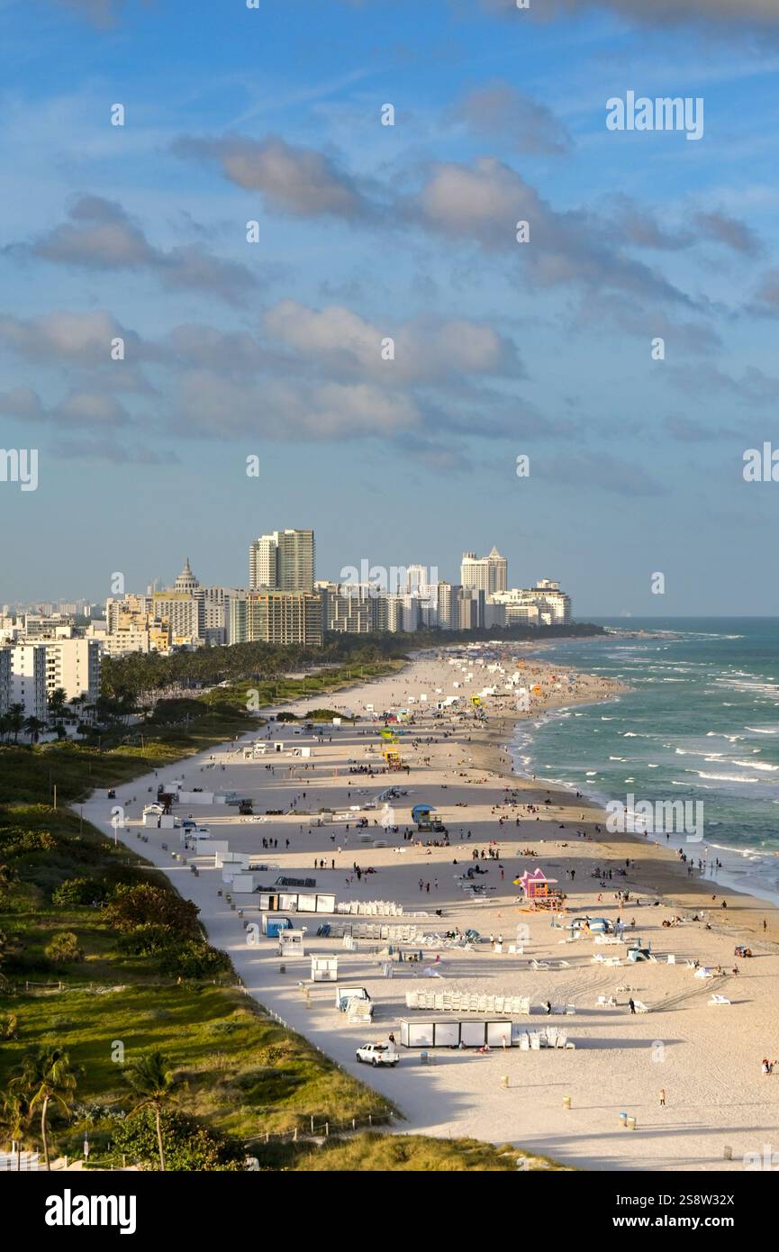 Miami, Florida, USA - 4 January 2025: Scenic landscape view of Miami ...