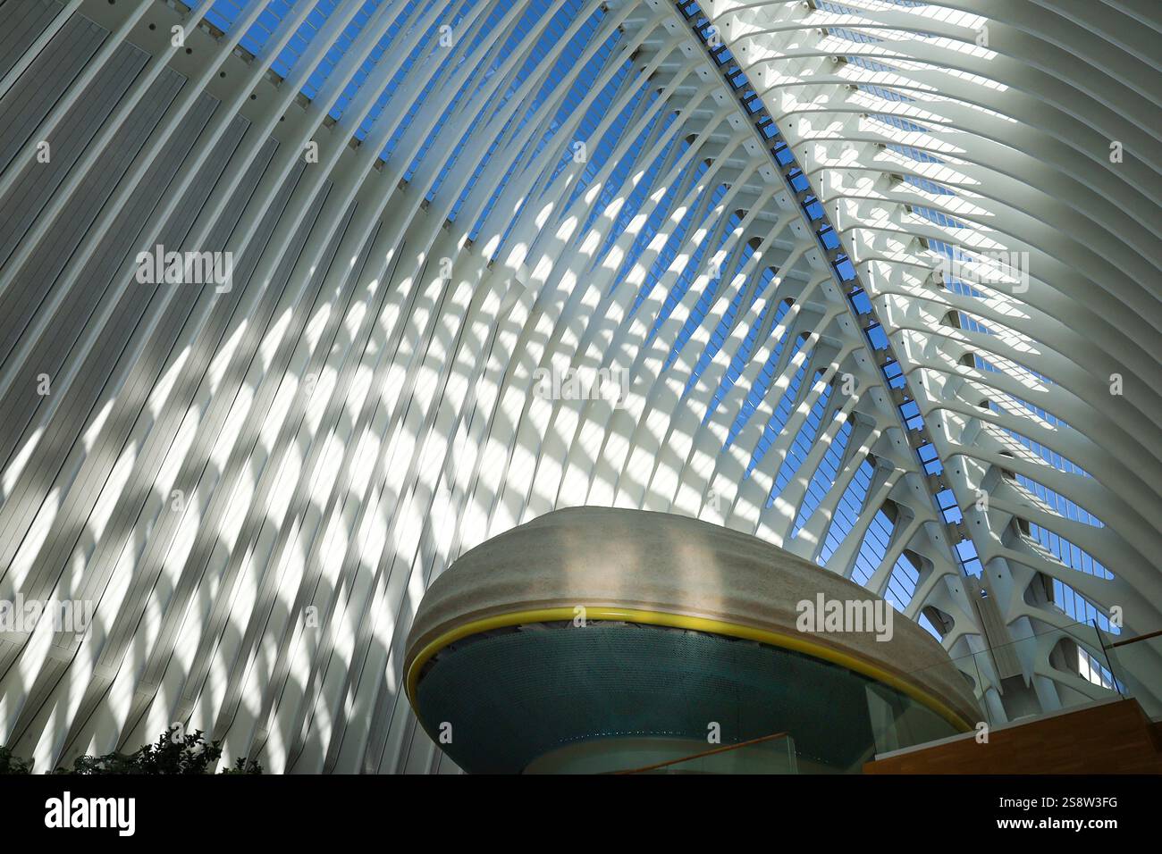 Valencia, Spain- December 27, 2024: Interior of The Caixaforum building ...