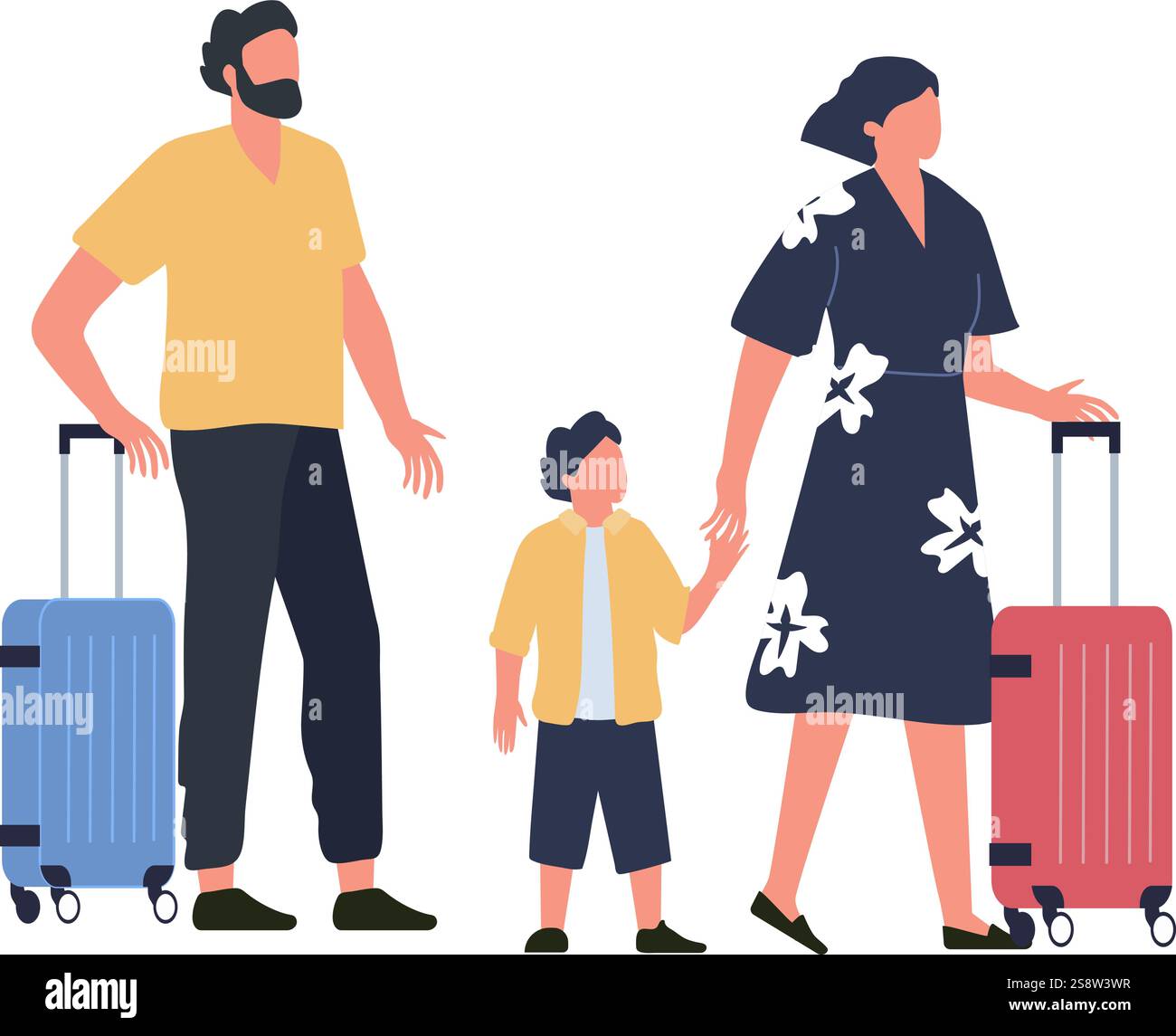 Flat airport colorful background Stock Vector Images - Alamy