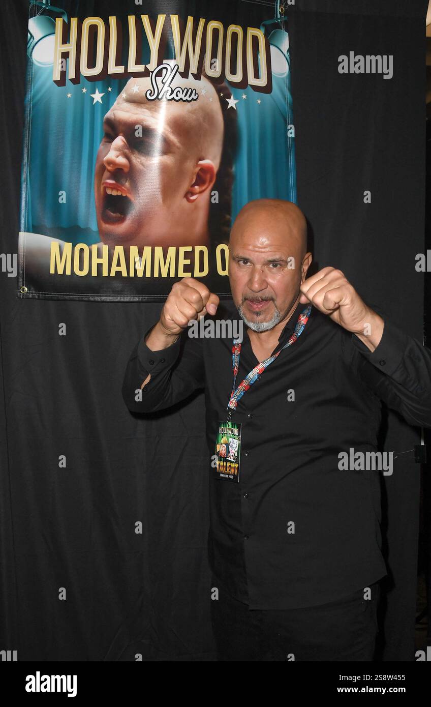 Burbank, United States. 11th Jan, 2025. Fighter Mohammed Qissi poses ...