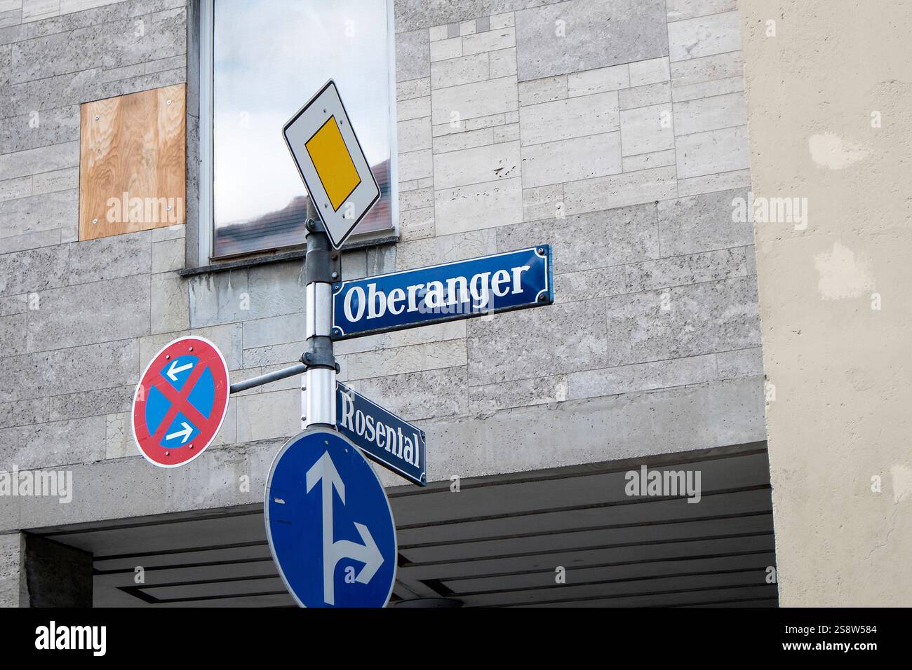 Oberanger in Munich, Bavaria, Germany in summertime Stock Photo - Alamy