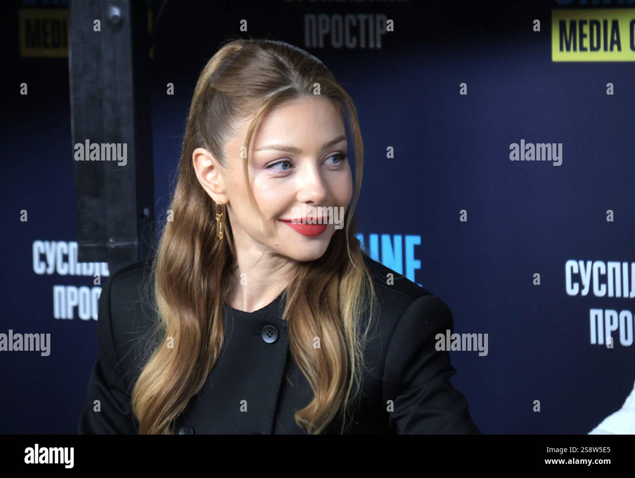 KYIV, UKRAINE - JANUARY 23, 2025 - Ukrainian singer Tina Karol attends ...
