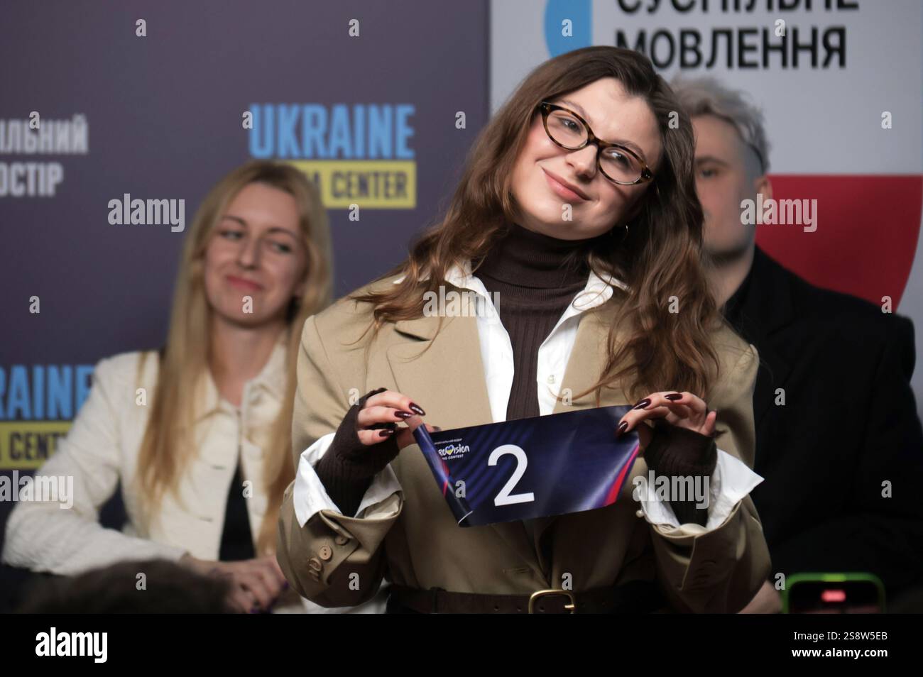 KYIV, UKRAINE - JANUARY 23, 2025 - Ukrainian singer Nataliia Shevchenko ...